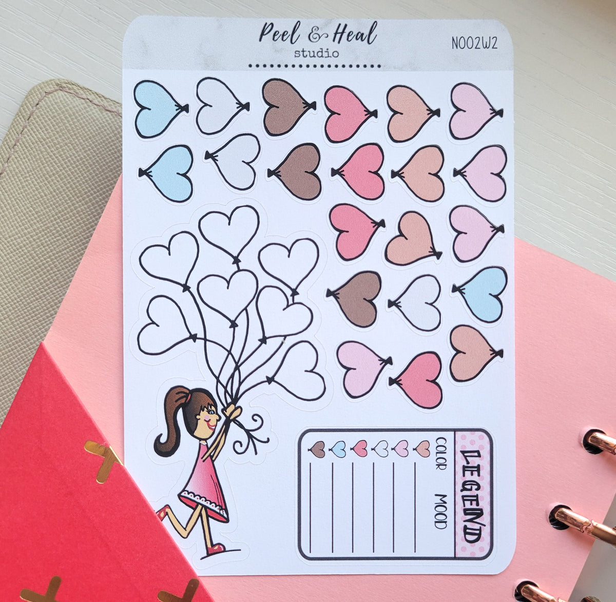 February Weekly Mood Tracker Kit