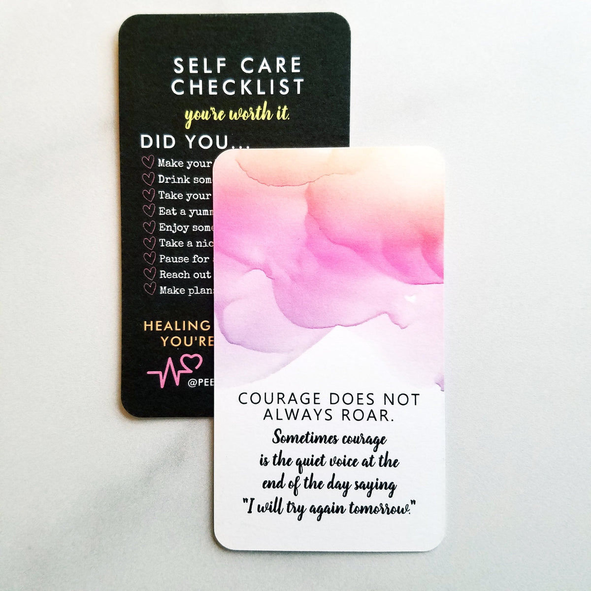 Self Care Reminder Card